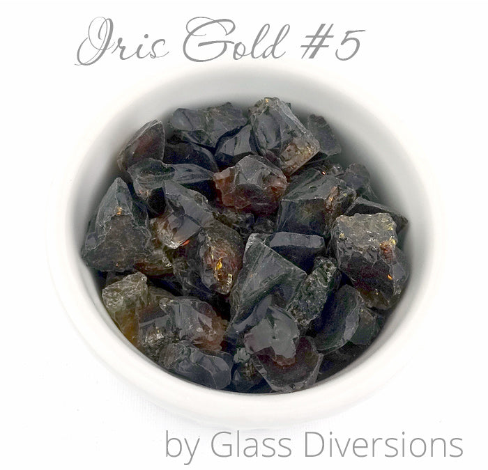 Iris Gold Frit – Glass Diversions